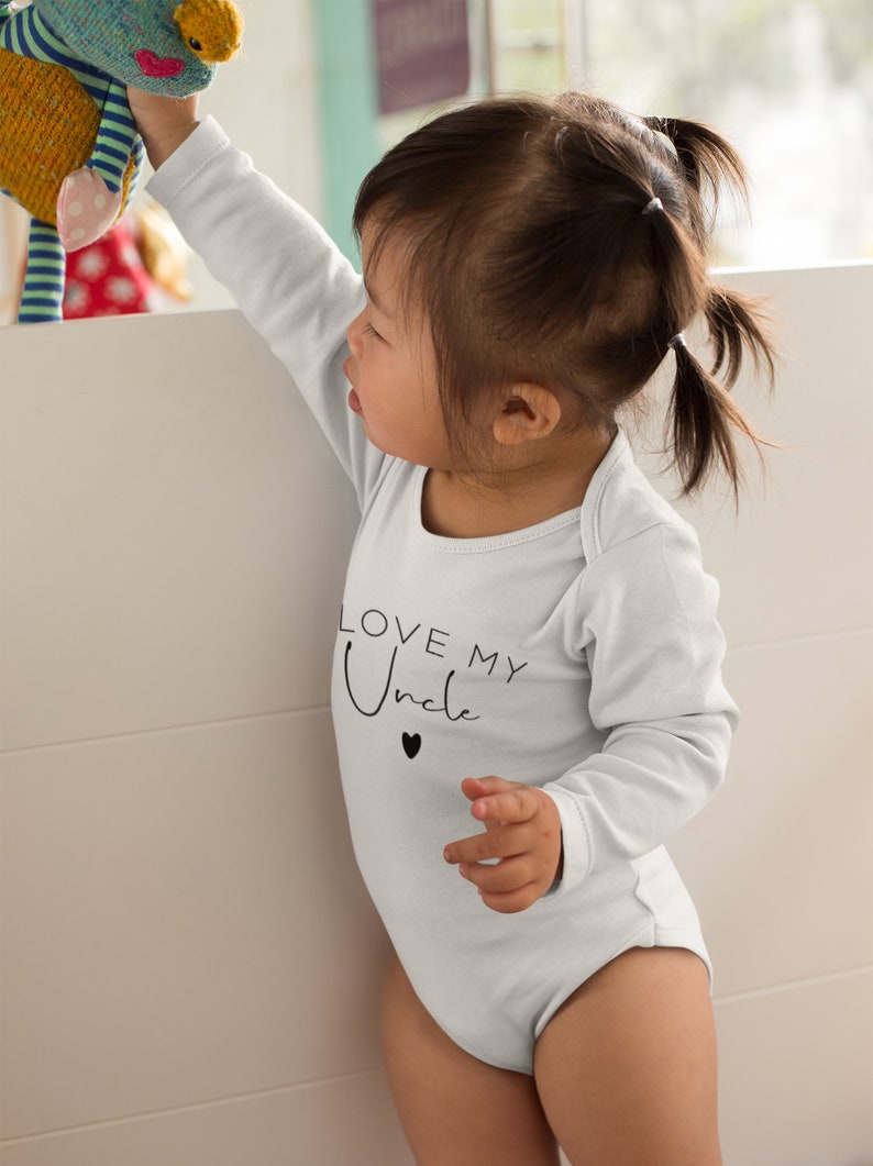 Uncle Baby Onesie® Cute I Love My Uncle Onesie® Cute Uncle - Etsy