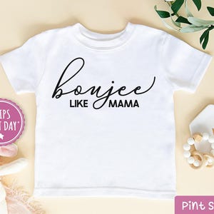 Boujee Like Mama Baby Onesie®- Funny Baby Girl Bodysuit - Trendy Baby ...