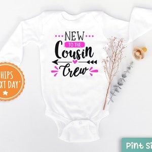 Cousin Crew Onesie® New to the Cousin Crew Onesie® Cute Cousin Crew Baby Onesie® Cousin Crew Boy ...