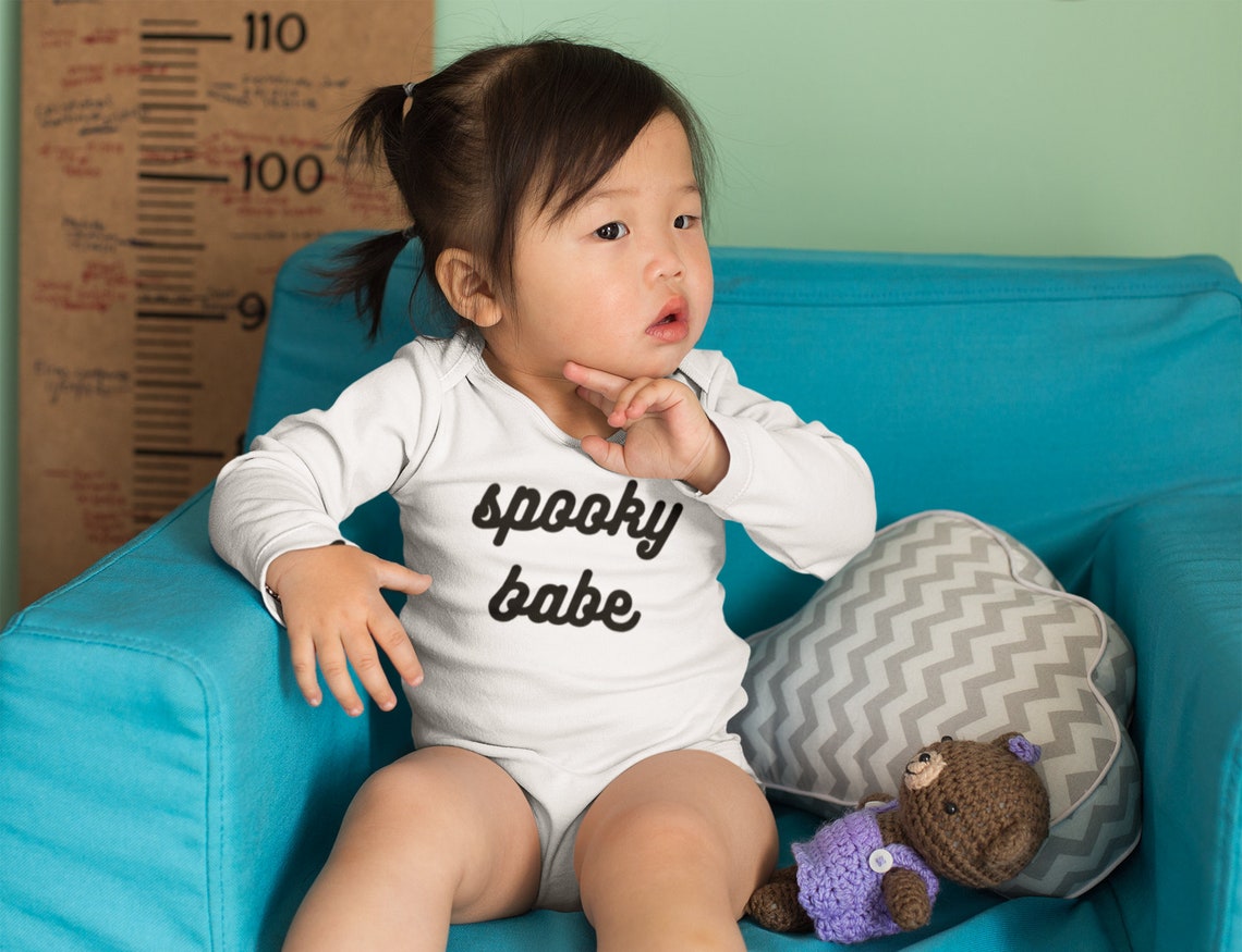 Spooky Babe Baby Onesie® Halloween Baby Onesie®s Cute | Etsy