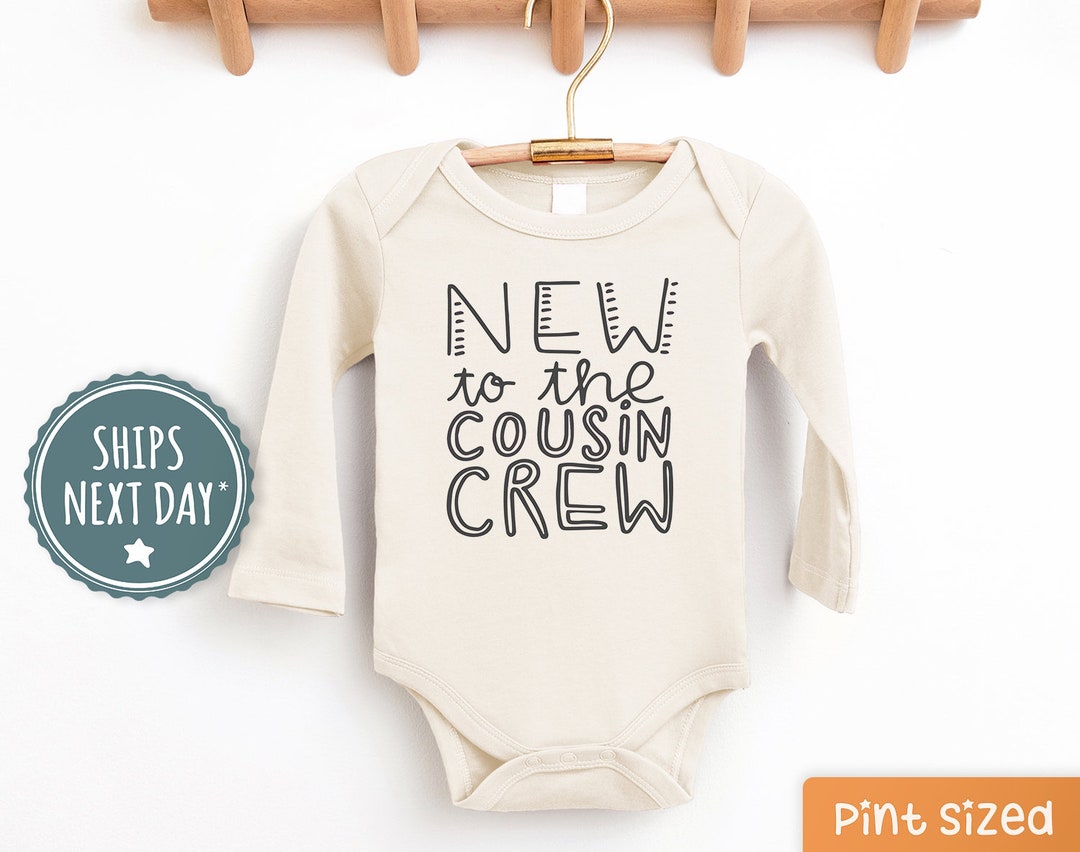 New to the Cousin Crew Long Sleeve Onesie® - Cousin Crew Baby Gift - Cousin Crew Baby Shower ...