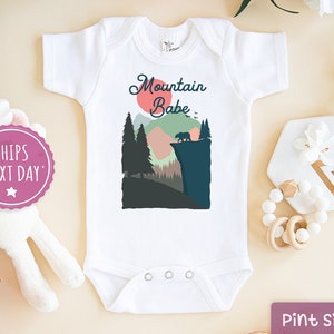 Mountain Babe Kids Shirt Cute Hiking Toddler Tee Retro - Etsy