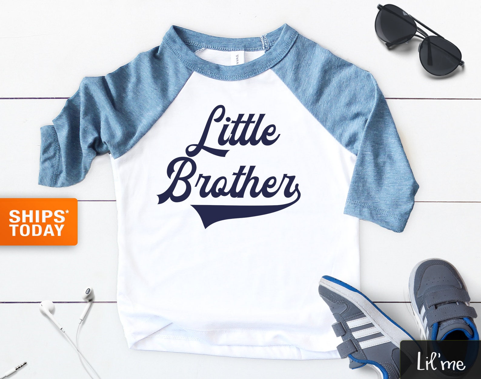 Little Brother Shirt Little Brother Raglan Cute Little | Etsy