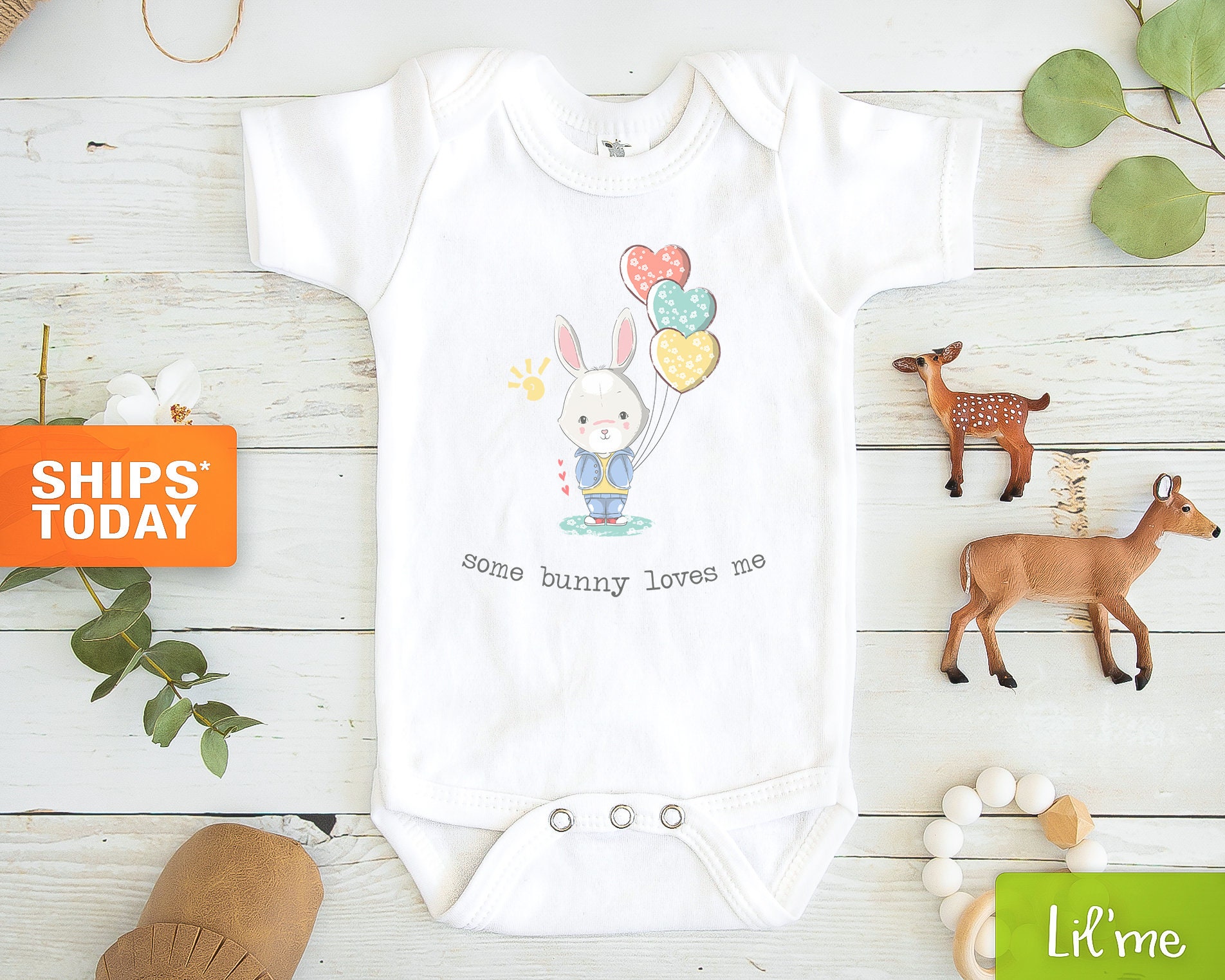 Some Bunny Loves Me Toddler Shirt Cute Valentines Day Kids | Etsy