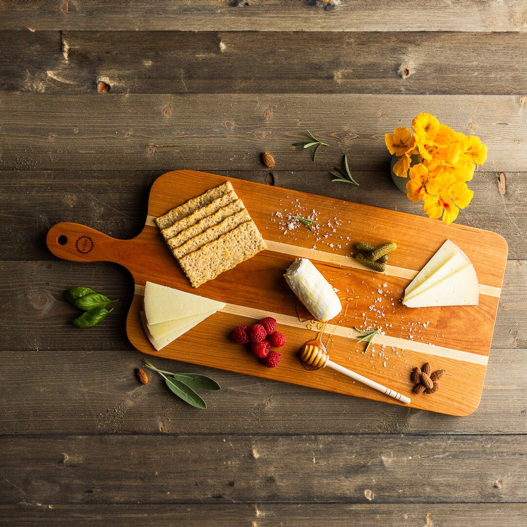 Large Wood Charcuterie Board Handmade Cheese Board Wedding Gift ...