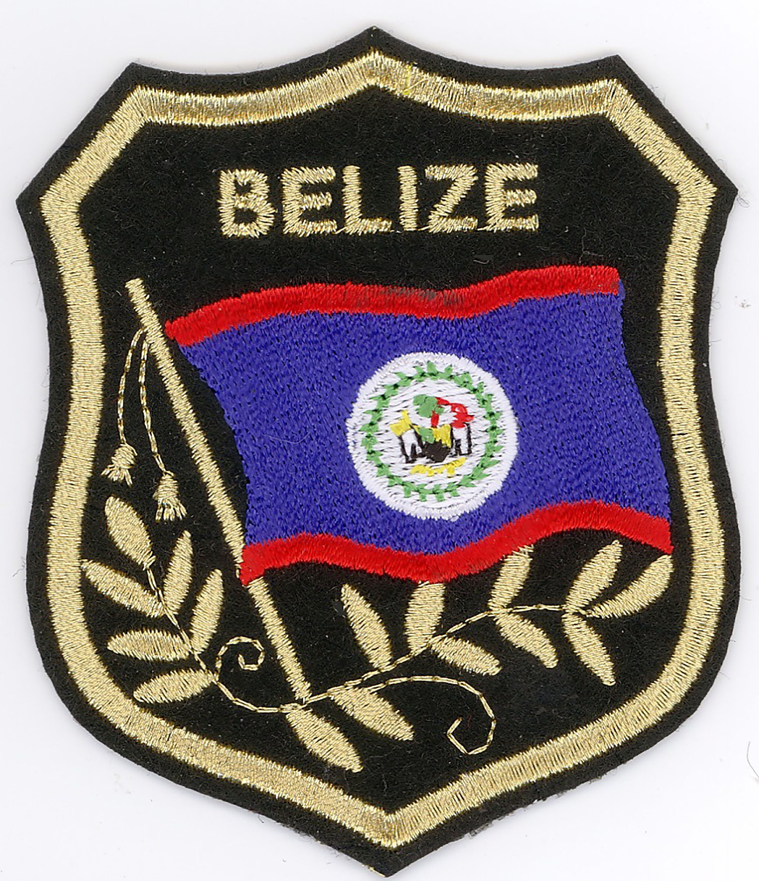 10 Pcs BELIZE Flag in Shield Embroidered Patches 3.25"x2.75" Iron-on - Etsy