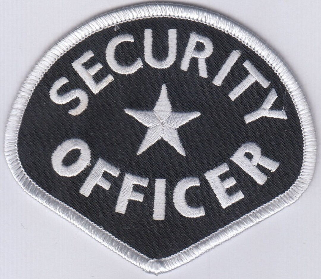 10 Pcs SECURITY OFFICER Embroidered Patches 3"x3.5" Iron-on - Etsy