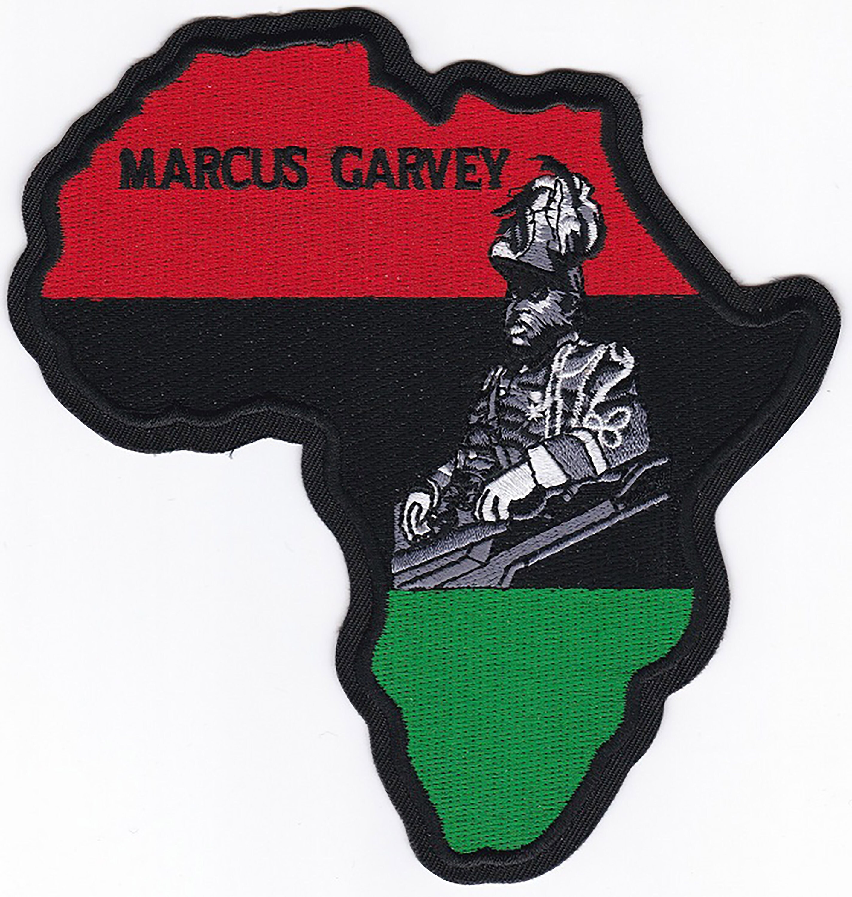 3 Pcs Large MARCUS GARVEY / MAP Embroidered Patches 6"x5.57" Iron-on - Etsy