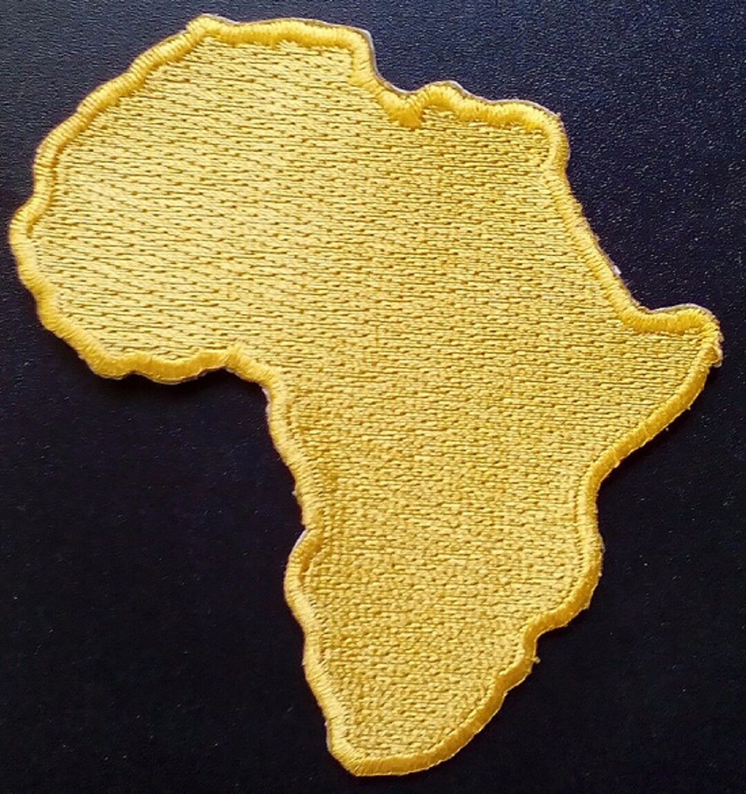10 Pcs Rasta Africa Map (gold) Embroidered Patches 3.25"x3" Iron-on - Etsy