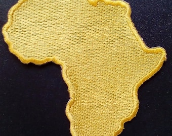 10 Pcs Rasta Africa Map black Embroidered Patches | Etsy