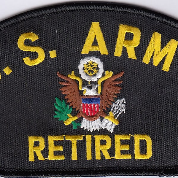 Us Army Retired Patch - Etsy