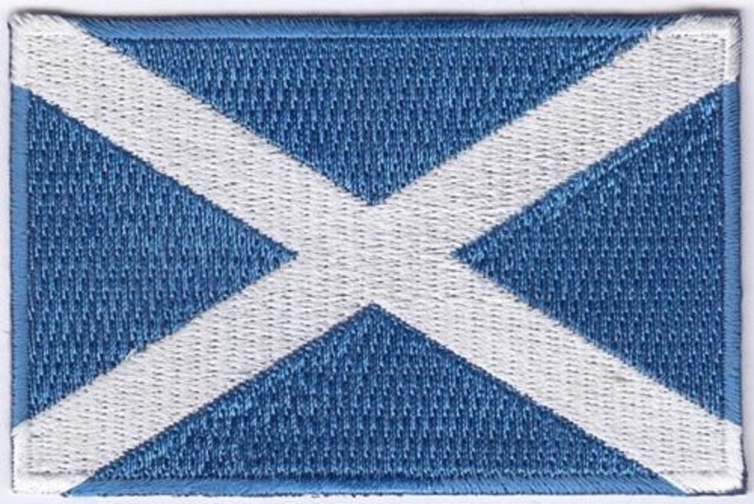 10 Pcs Scotland Flag Embroidered Patches 3"x2" Iron-on - Etsy