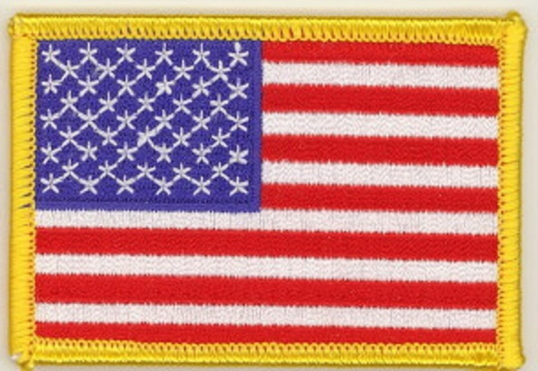 10 Pcs USA American Flag Embroidered Patches 3"x2" Iron-on - Etsy