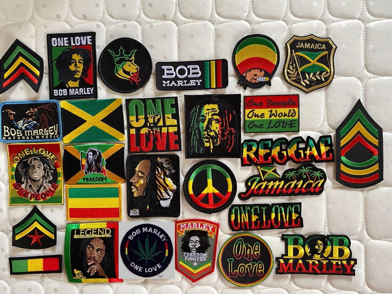 27 Pcs Different RASTA African Jamaica Bob Embroidered Patches Iron-on - Etsy