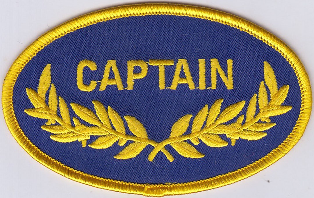 10 Pcs CAPTAIN Embroidered Patches 2.5"x4" Iron-on - Etsy