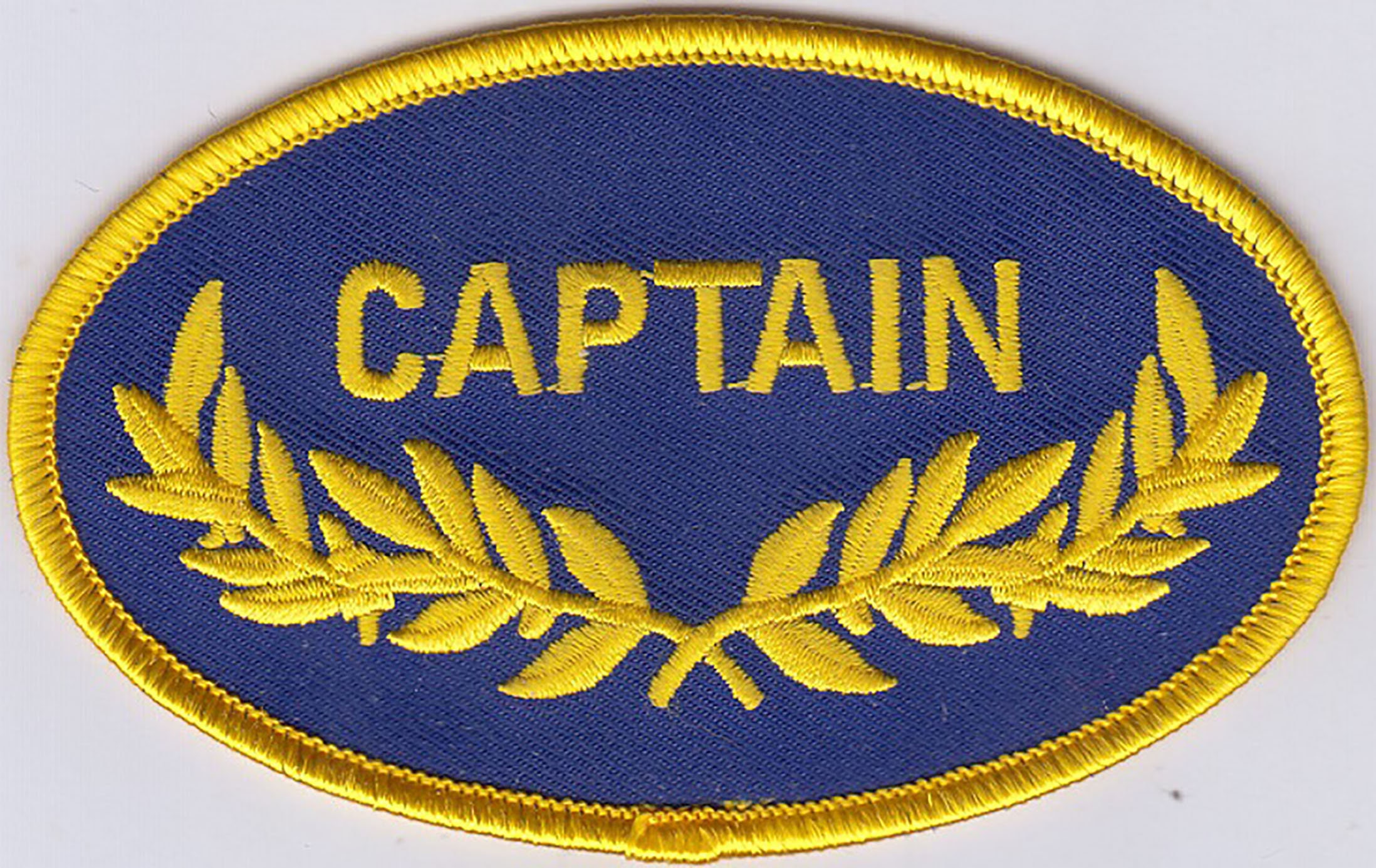 10 Pcs CAPTAIN Embroidered Patches 2.5"x4" Iron-on - Etsy