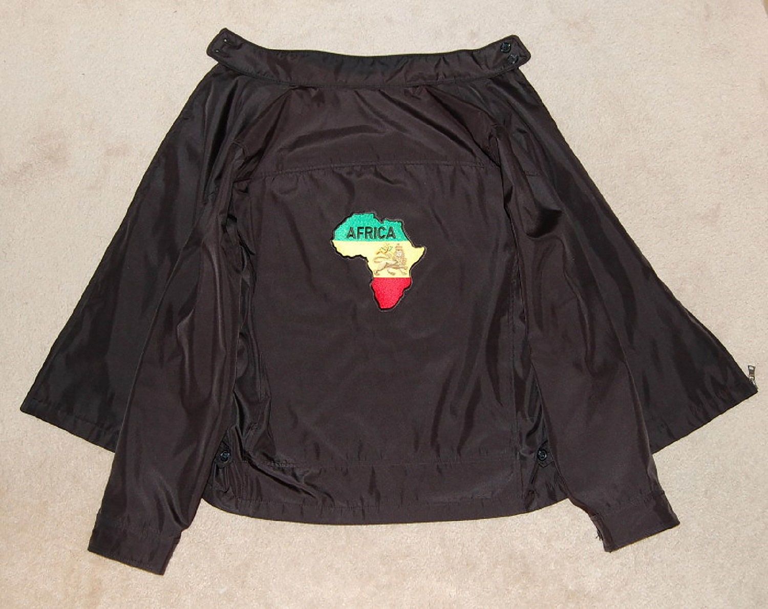 3 Pcs Large RASTA AFRICA MAP / Lion Embroidered Patch 6.5"x6" Iron-on ...