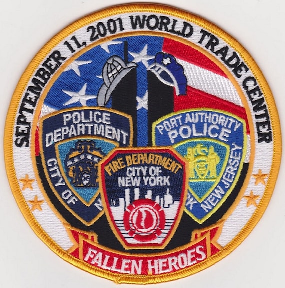 3 Pcs FALLEN HEROES 9-11 2001 Embroidered Patches 5 | Etsy