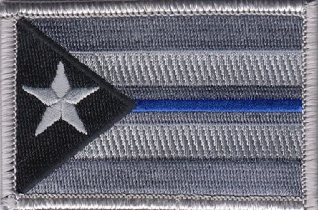 10 Pcs Puerto Rico Flag (B/G) Blue Embroidered Patches 3"x2" Iron-on - Etsy