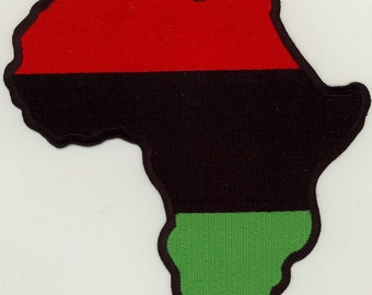 Pan Africa African Continent Iron on Patch - Etsy