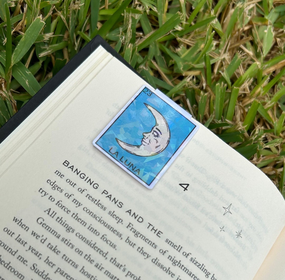 La Luna | Loteria Card | Magnetic Bookmark | Bookish | Holographic ...