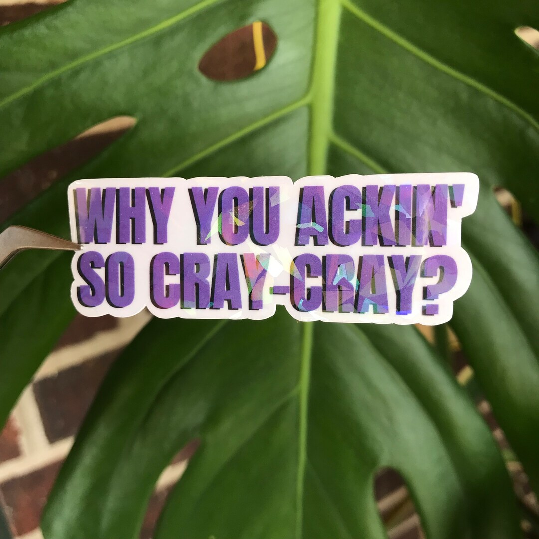 Cray-cray Sticker | Gravity Falls Fan Art | Vinyl | Holographic | Water ...