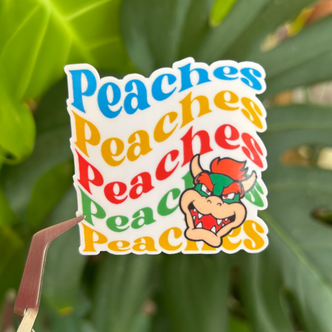 Peaches Song Sticker | Vinyl | Fan Art | Laptop Stickers - Etsy