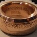 Fire and Rescue-first Responders .999 Fine Copper Coin Ring. Impressive ...