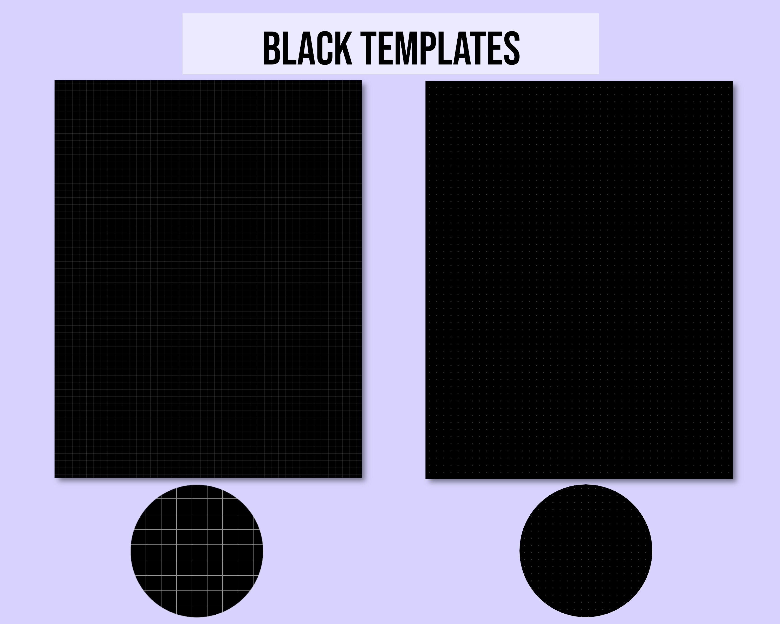 Digital Note Taking Templates | Digital Grid Paper | Digital Dot Grid ...