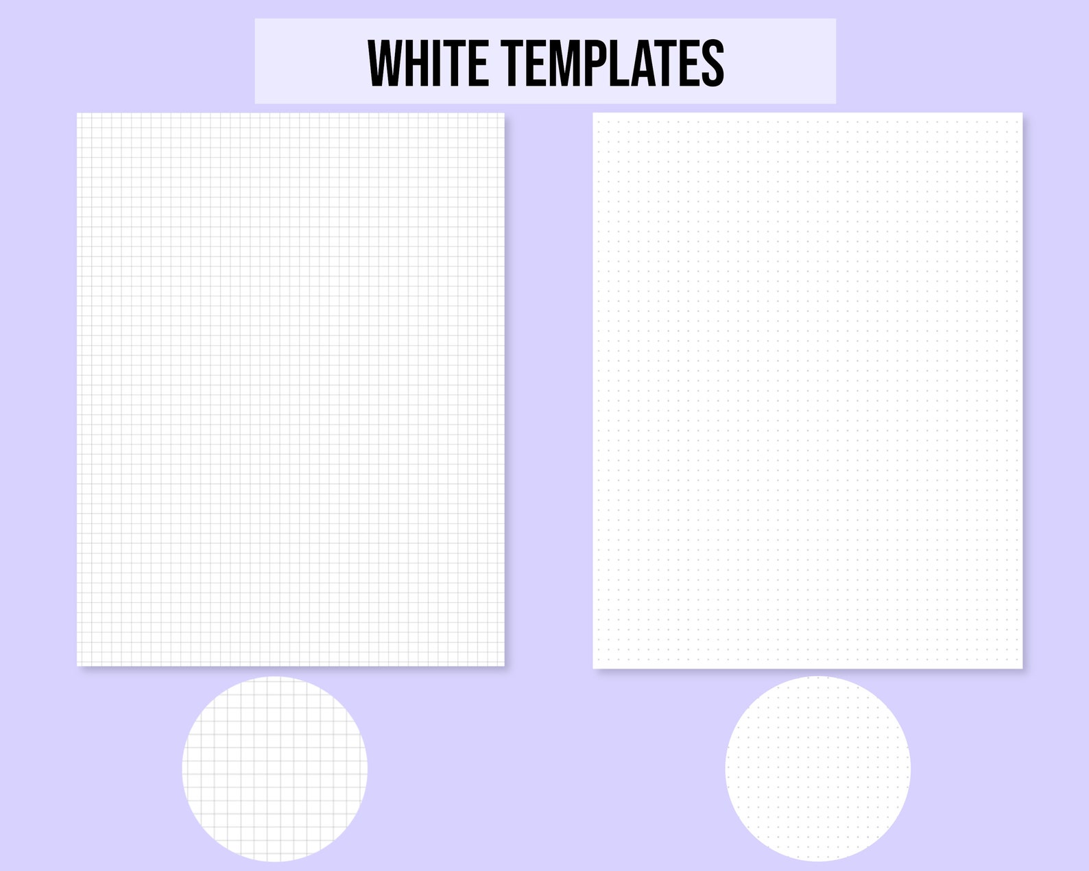 Digital Note Taking Templates | Digital Grid Paper | Digital Dot Grid ...
