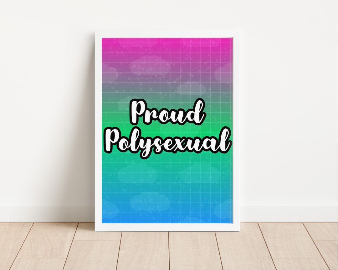 Proud Polysexual LGBTQ Art Prints LGBTQ Art Prints LGBTQ Wall Art ...