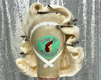 1950's Inspired Lace Front Wig in Style “cinema” - Made to Order - 50's ...