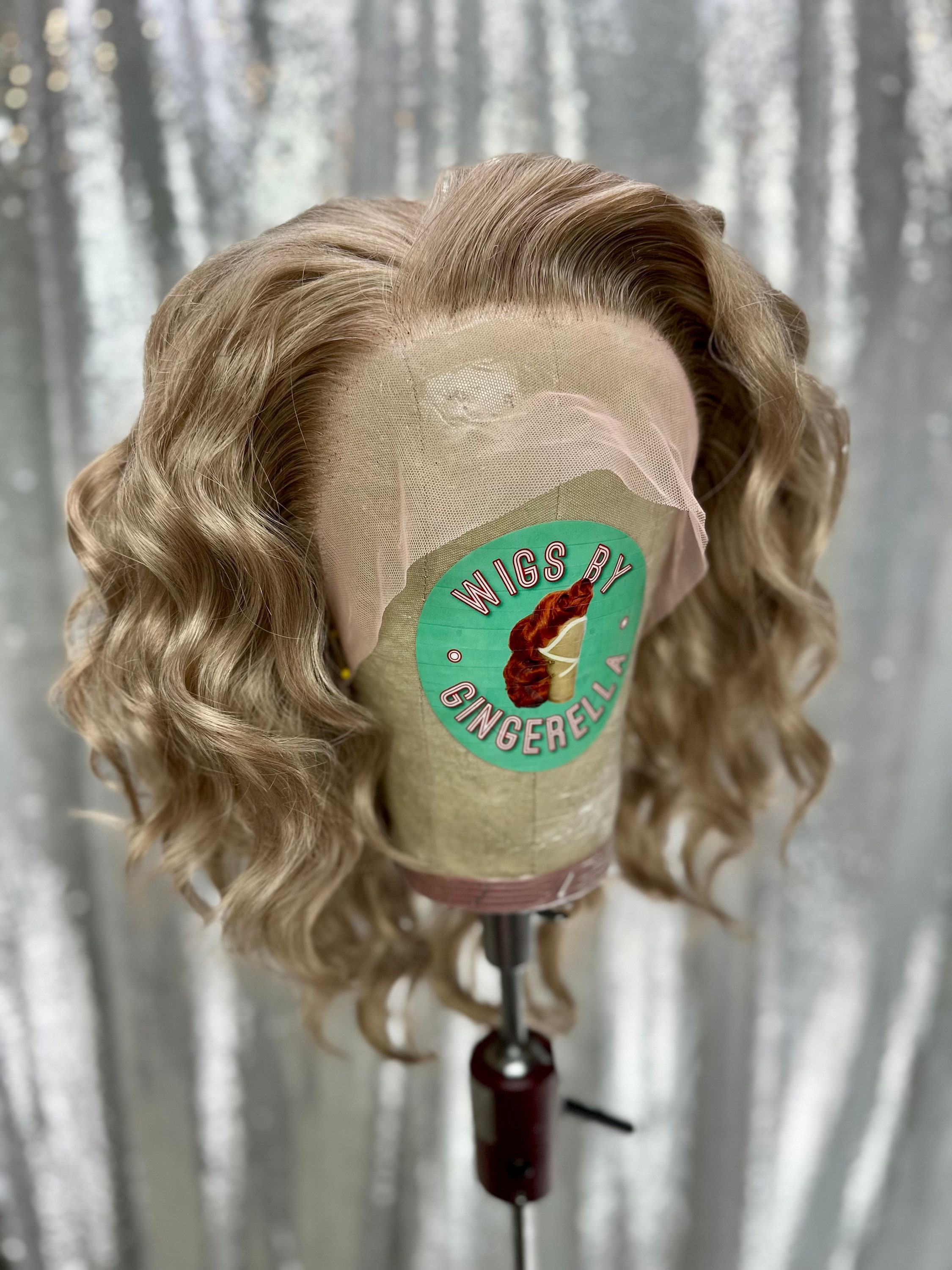 Custom Perma-tease Lace Front Wig Voluminous Curly Wavy Hair - Etsy