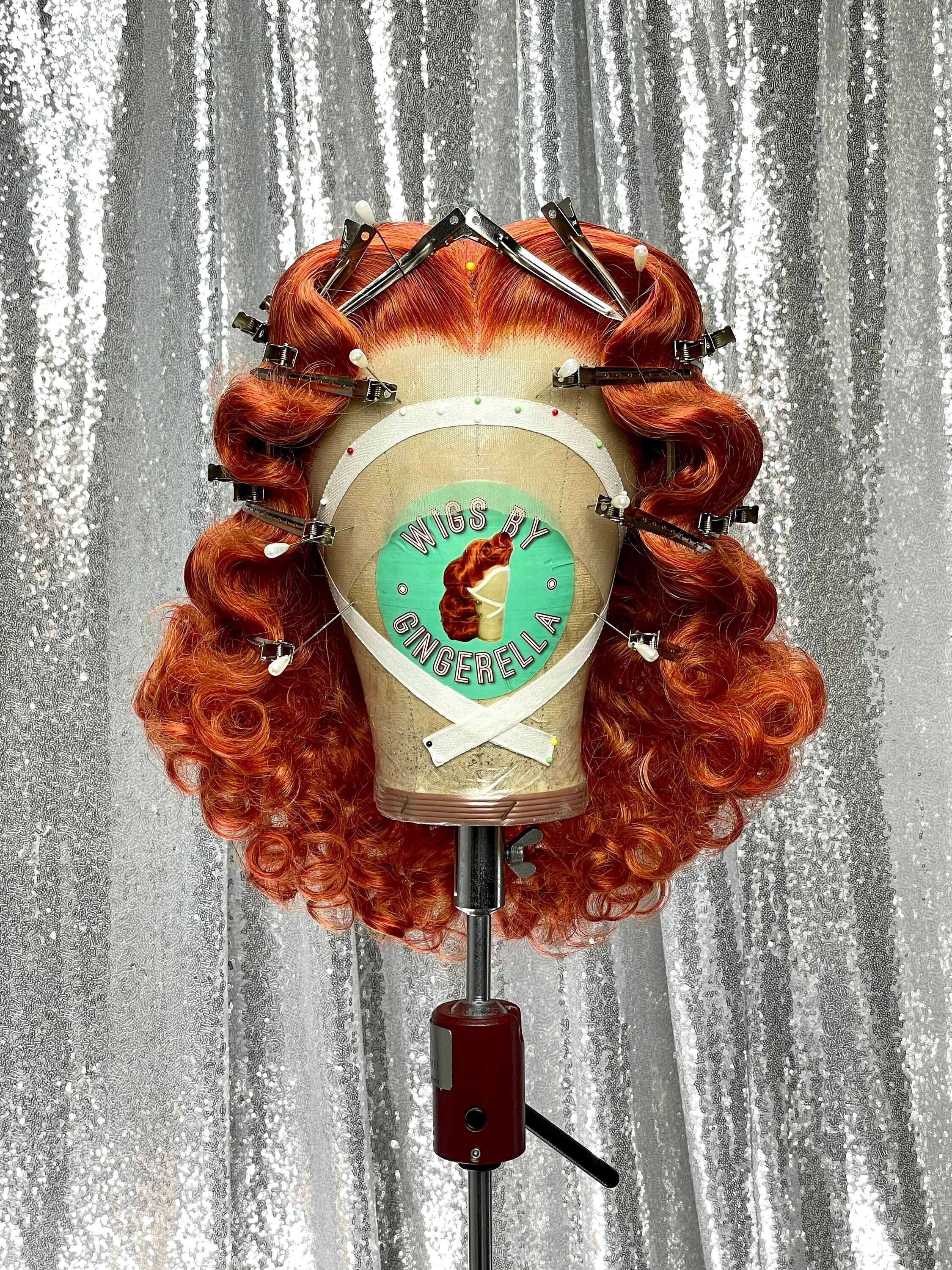 1940’s Inspired Lace Front Wig in Style “noir” XL - Made to Order ...