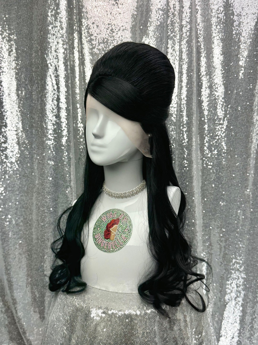 Perma-tease Lace Front Wig in Style "cat Eye" - 60's Inspired Beehive ...