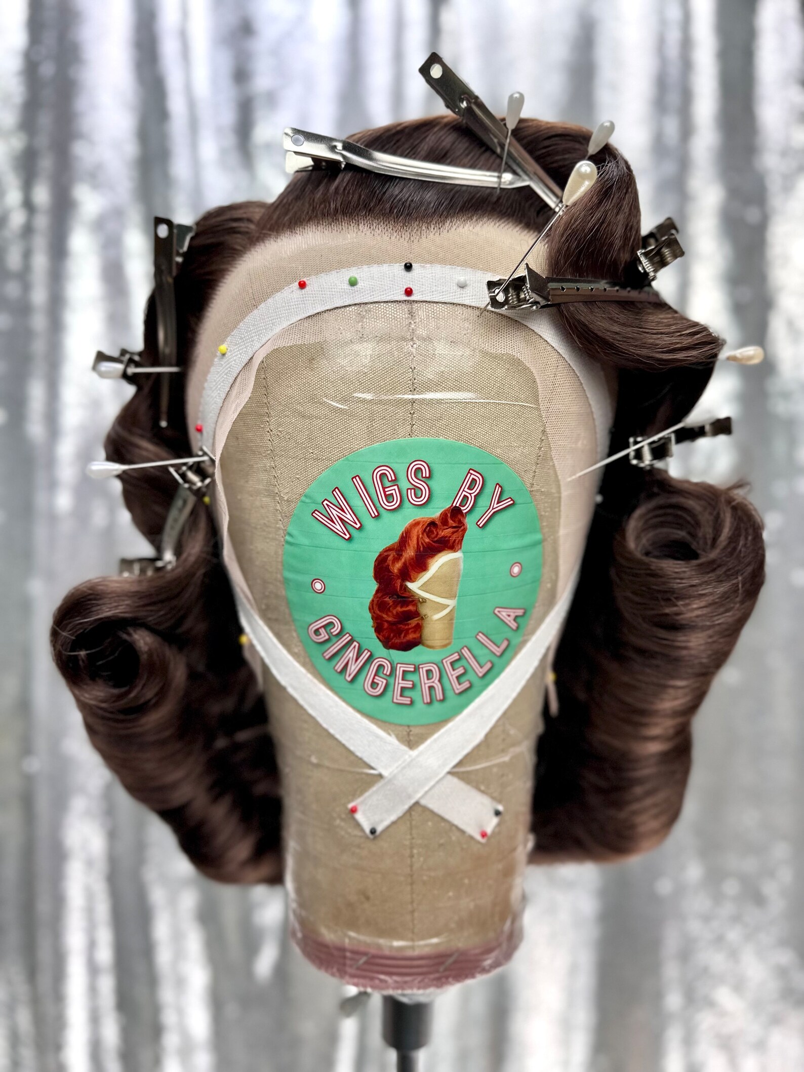 1950’s Inspired Lace Front Wig in Style “glam” - Made to Order - Old ...