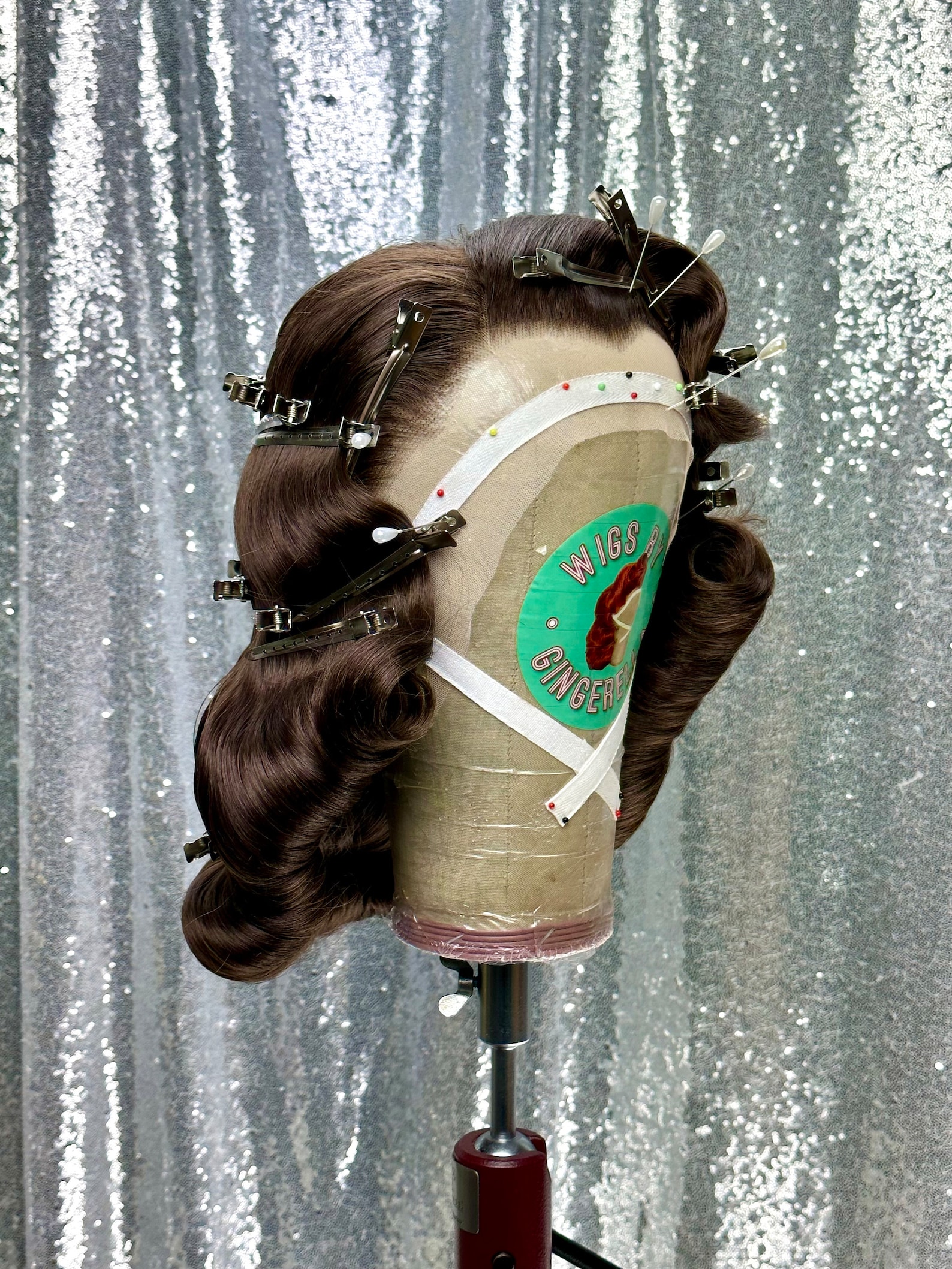 1950’s Inspired Lace Front Wig in Style “glam” - Made to Order - Old ...