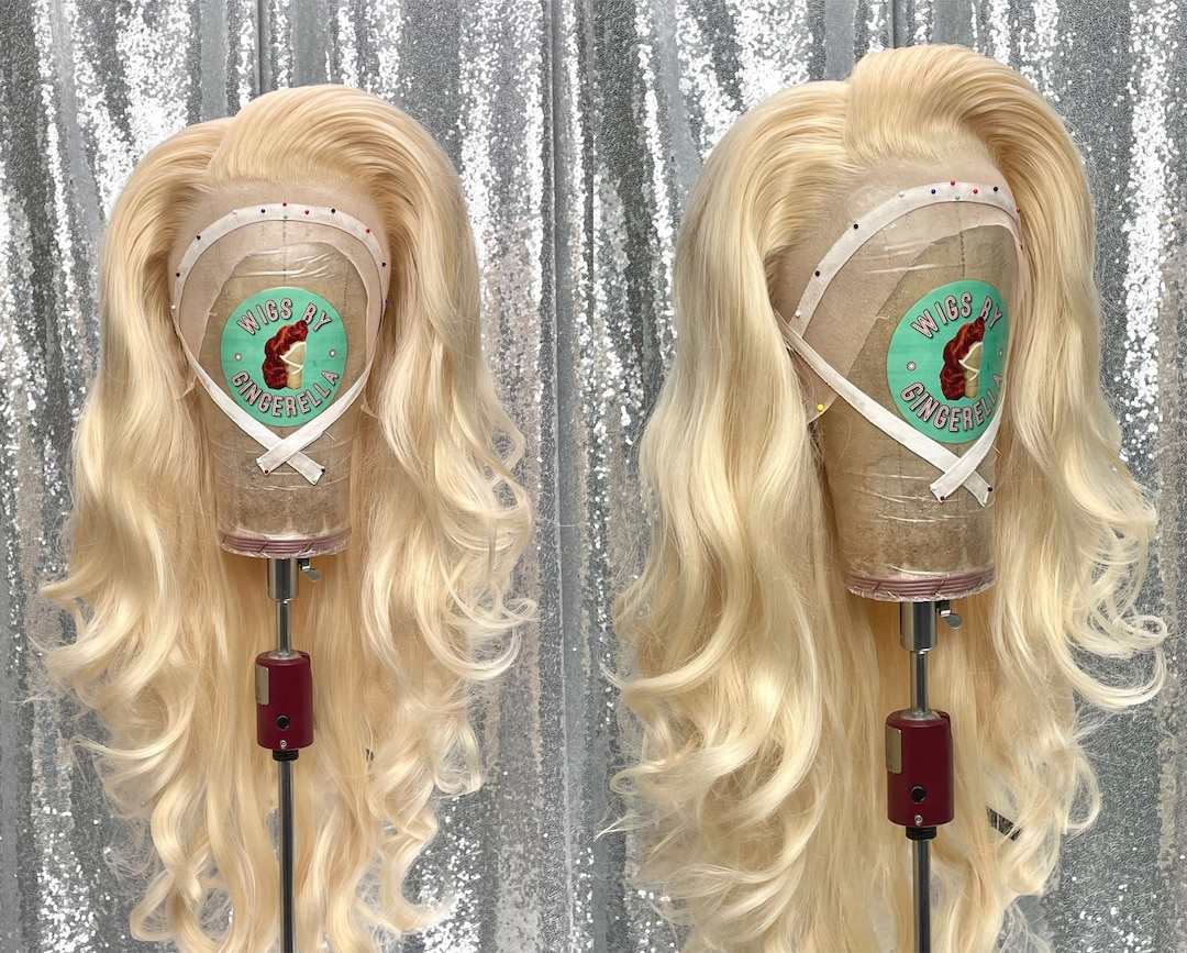Custom Perma-tease Lace Front Wig - Voluminous Curly Wavy Hair - Etsy