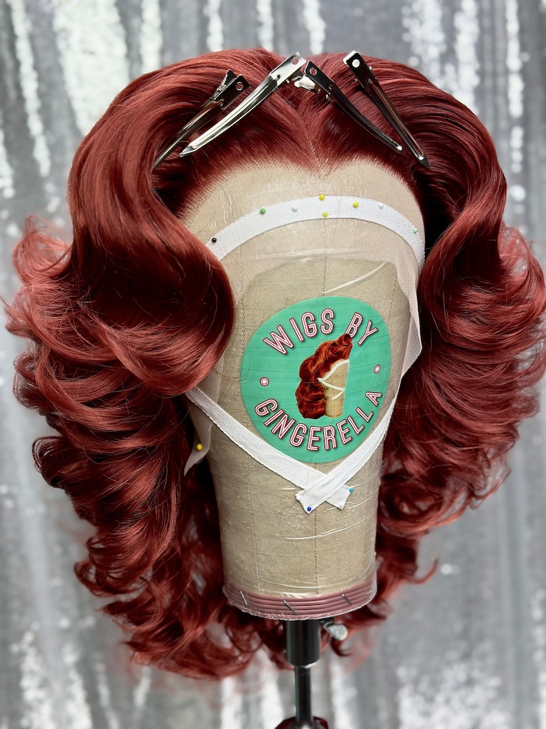 70’s Inspired Lace Front Wig in Style “violet” - Made to Order - Big ...