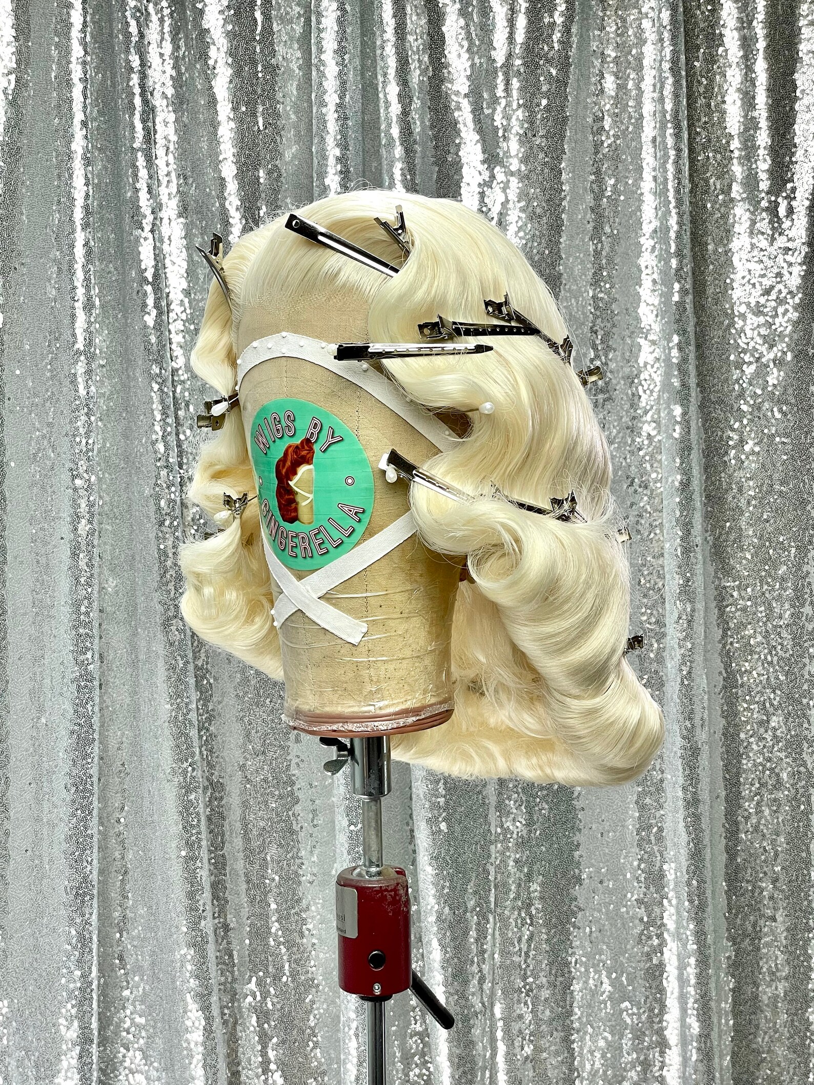 1950’s Inspired Lace Front Wig in Style “glam” - Made to Order - Old ...