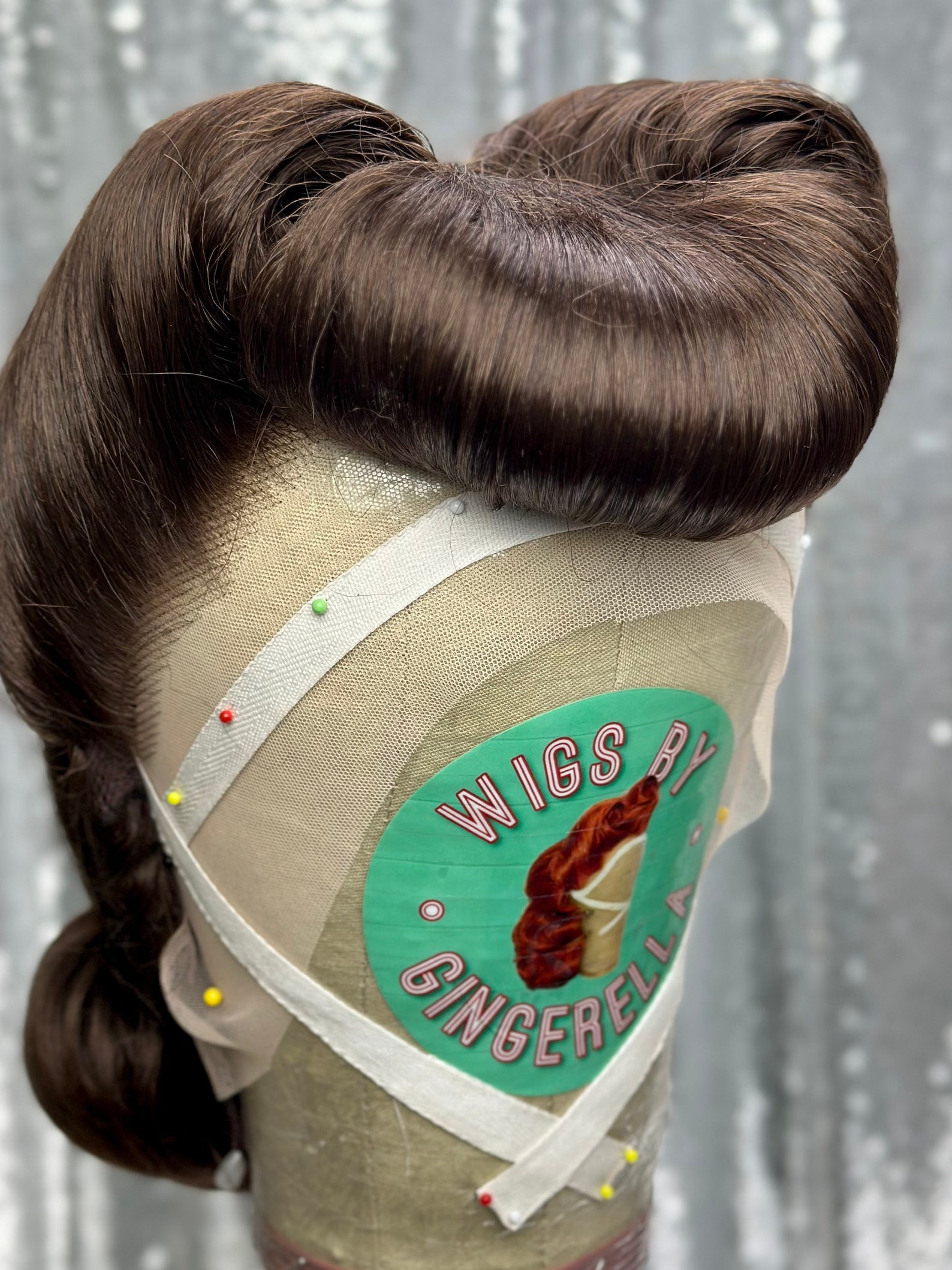 1940’s Inspired Lace Front Wig in Style “business” - Made to Order ...