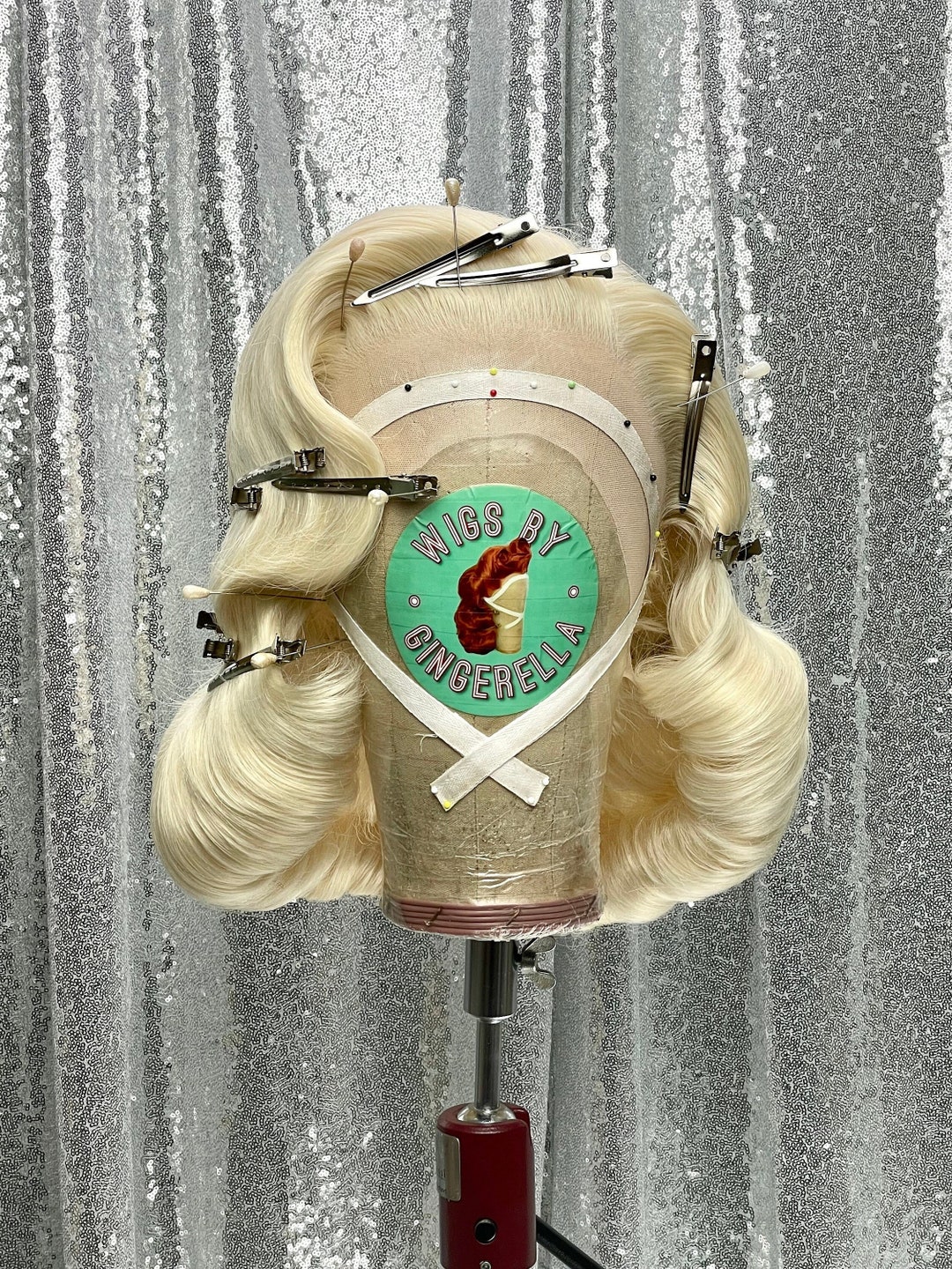1950's Inspired Lace Front Wig in Style “peony” - Made to Order - 50's ...