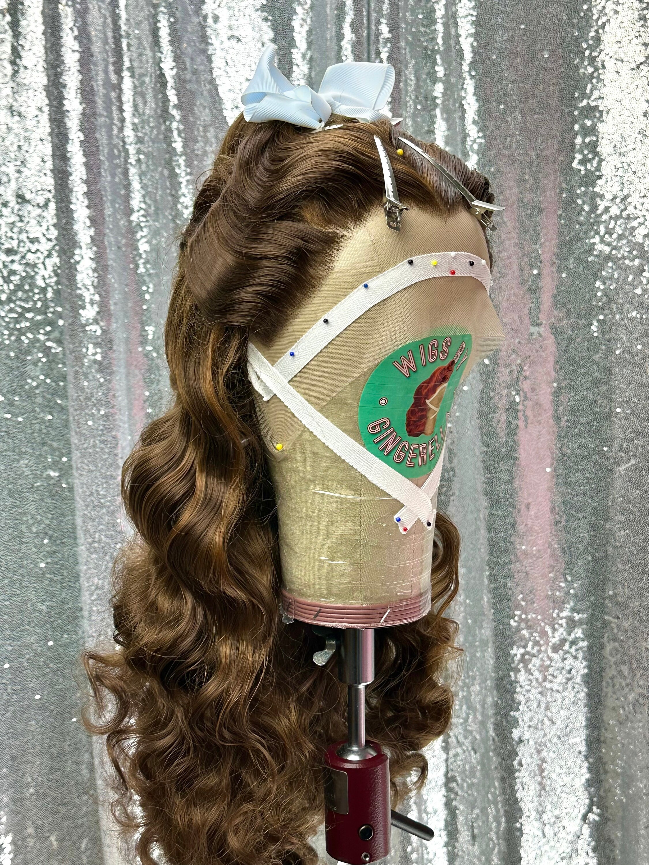 Movie Inspired Lace Front Wig in Style “ruby Slipper” - Made to Order ...
