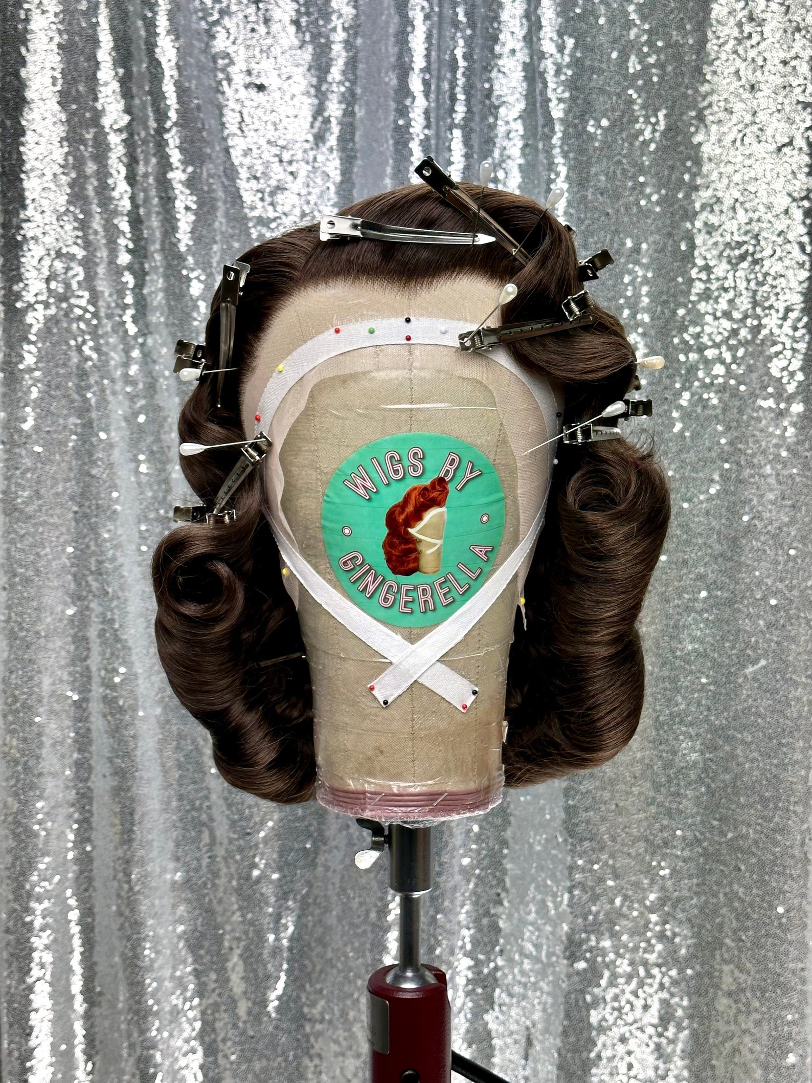 1950’s Inspired Lace Front Wig in Style “glam” - Made to Order - Old ...