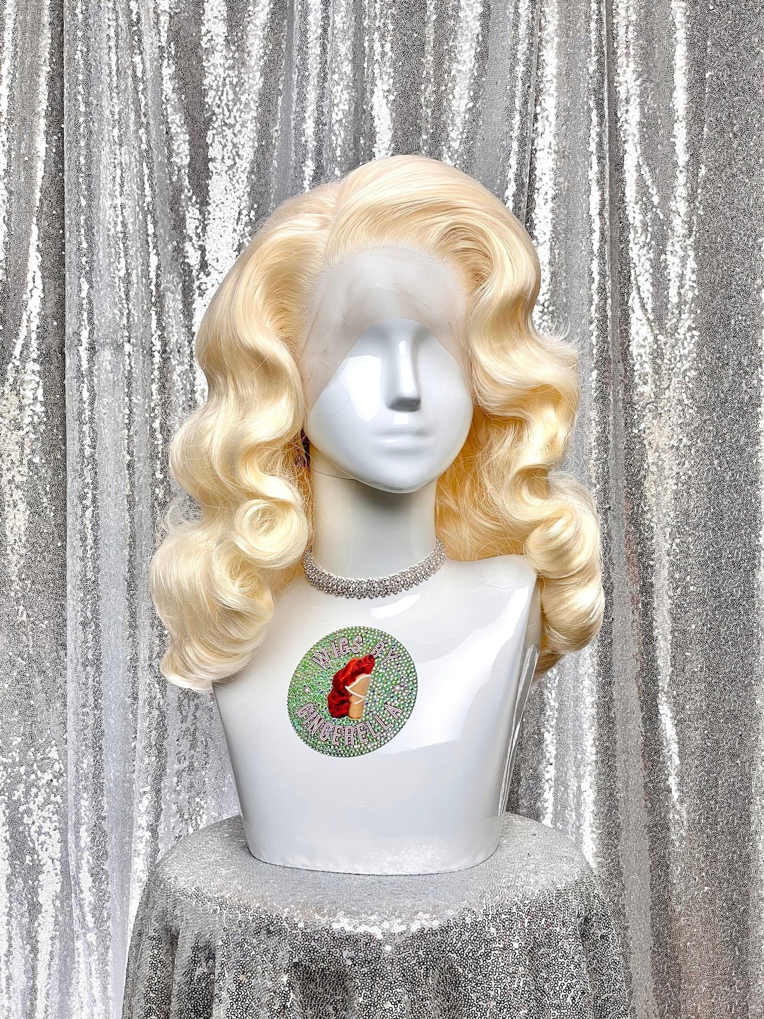 1950’s Inspired Lace Front Wig in Style “glam” - Made to Order - Old ...