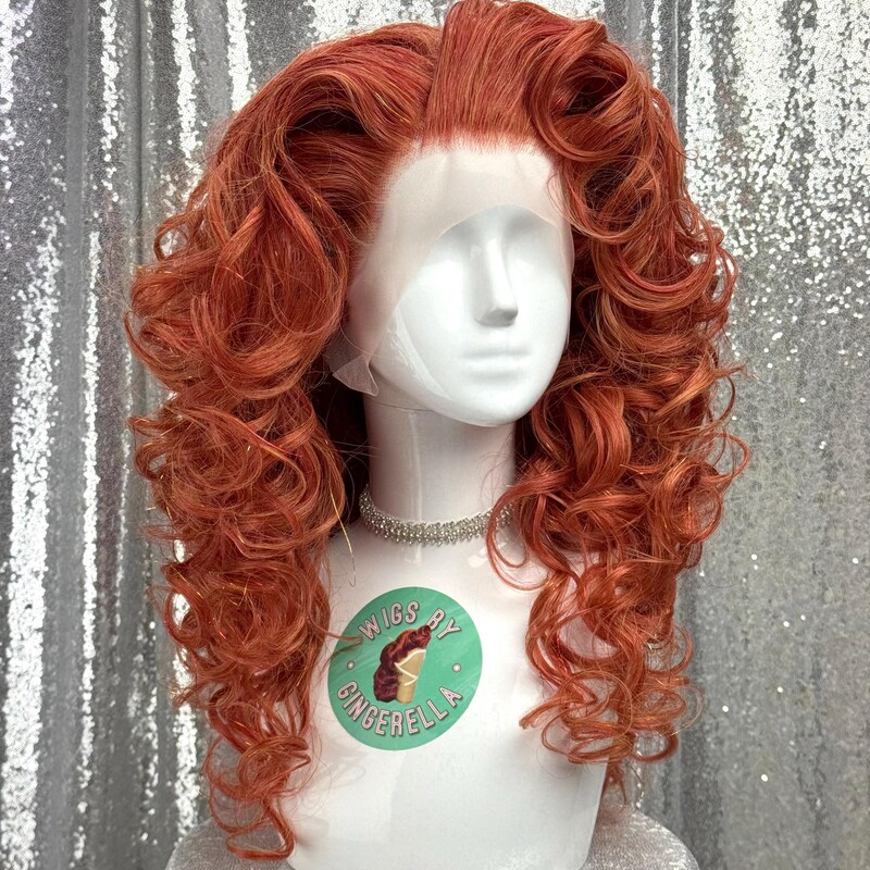 Tinsel Wig - Etsy