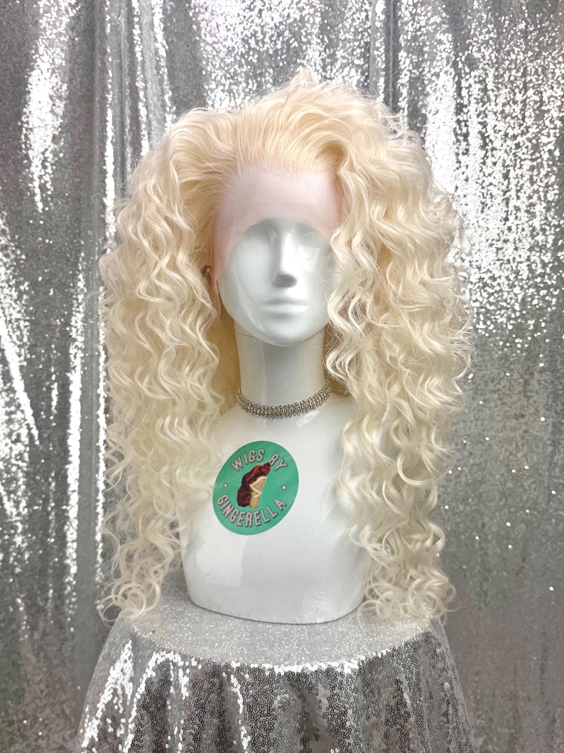 Custom Lace Front Wig in Style "sea Salt" - 80's Inspired Teased ...