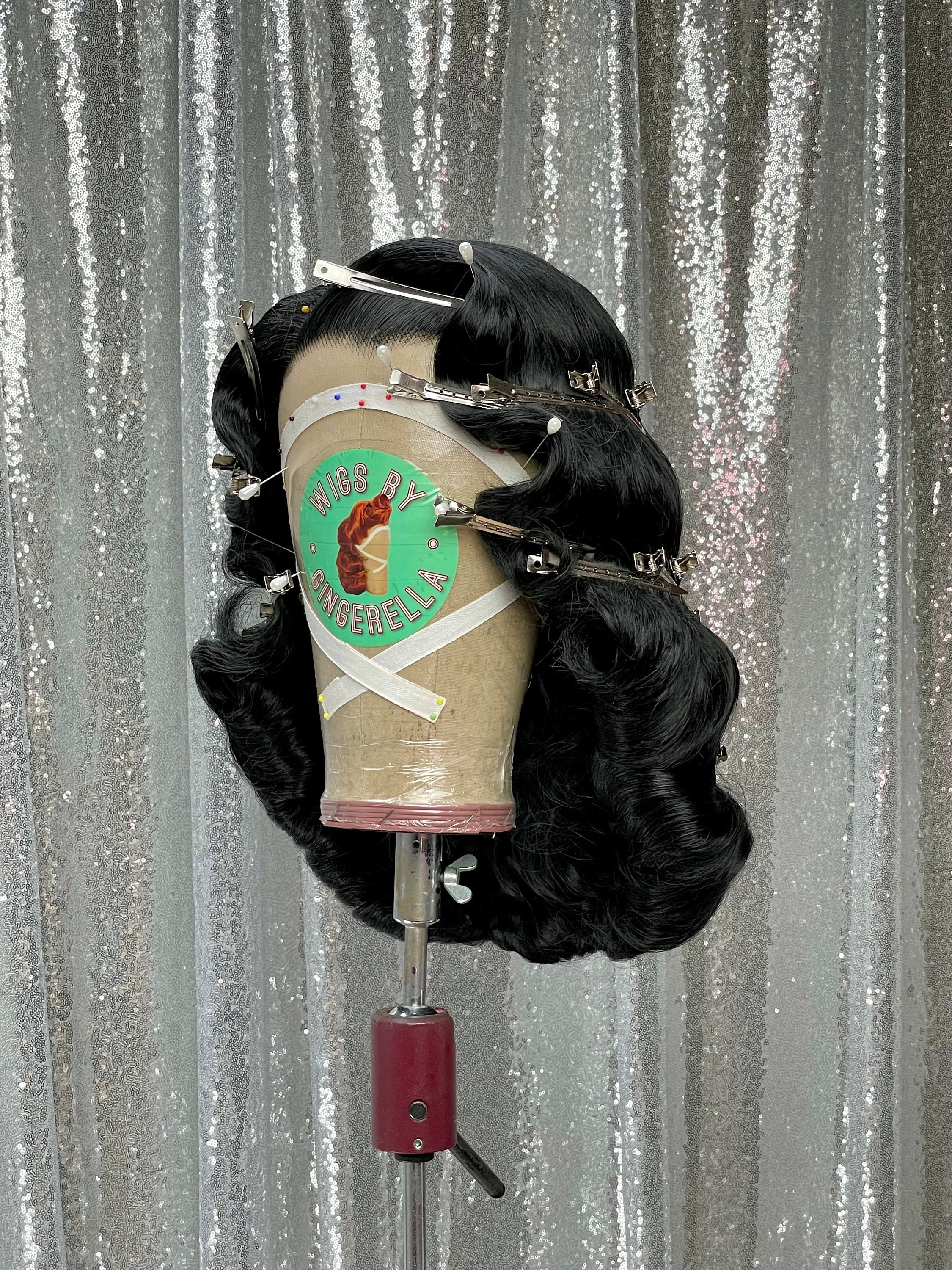 1950’s Inspired Lace Front Wig in Style “glam” - Made to Order - Old ...