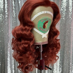 Custom Roller Set Lace Front Wig - Made to Order - Curly Wavy Big ...