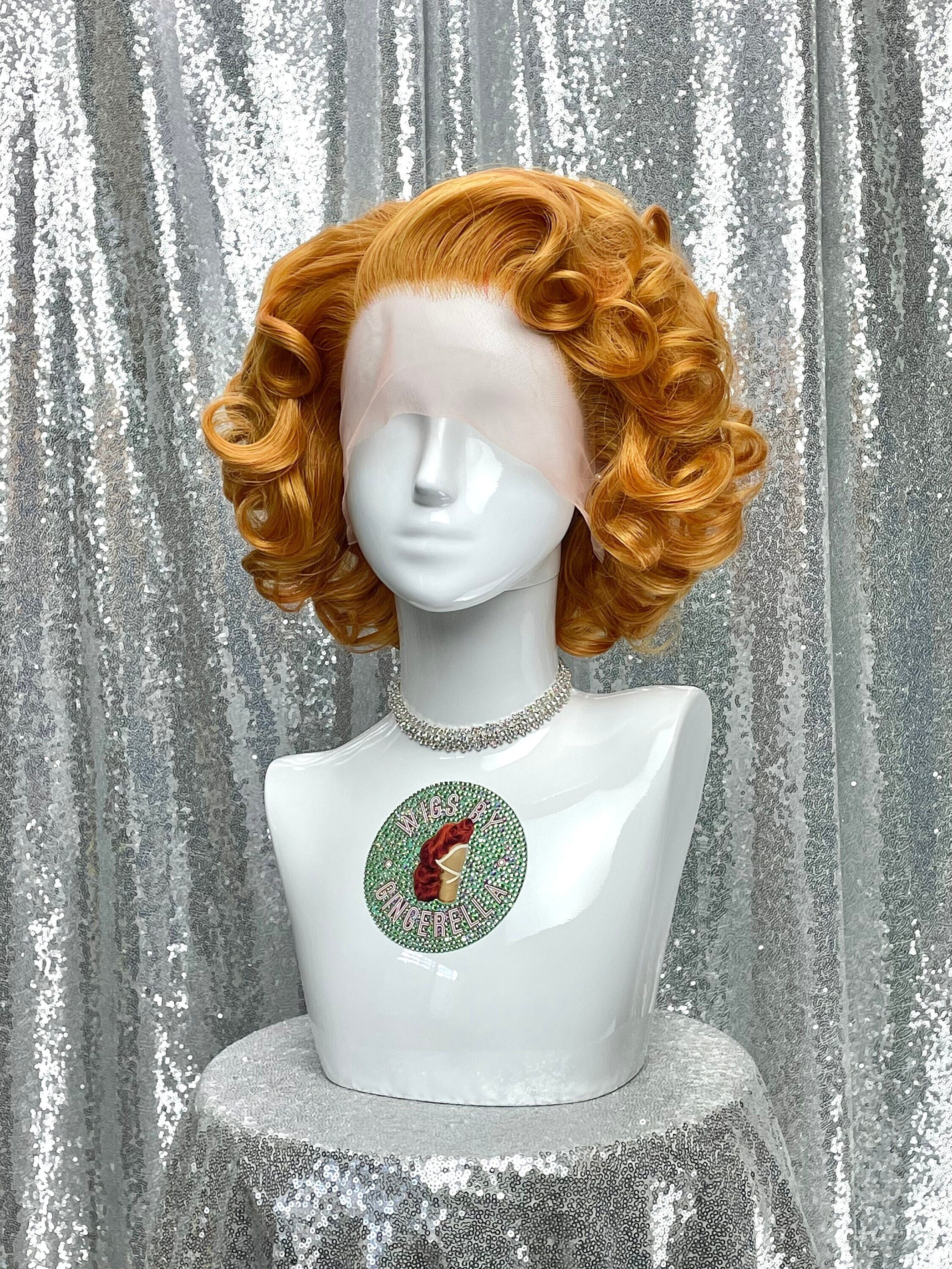 Custom Perma-tease Lace Front Wig Voluminous Curly Wavy Hair - Etsy